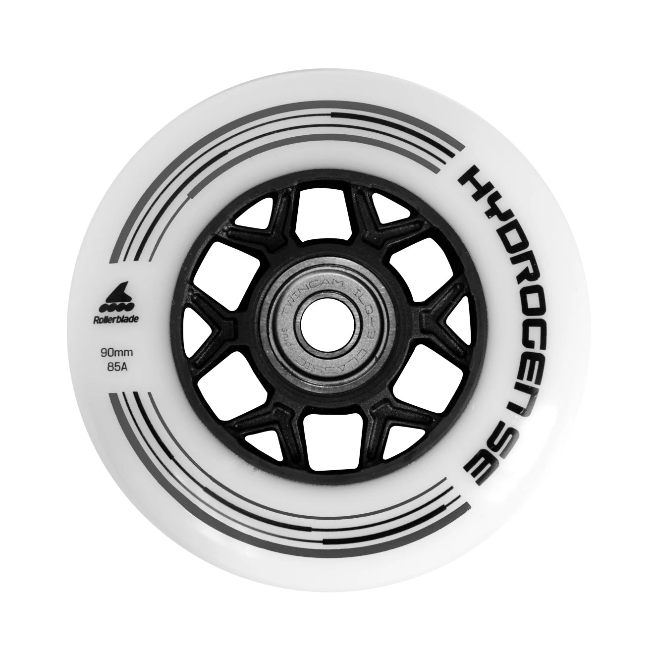 Rollerblade Hydrogen SE Inline Skate Wheels/Bearings 90mm/ILQ9 - Set o ...