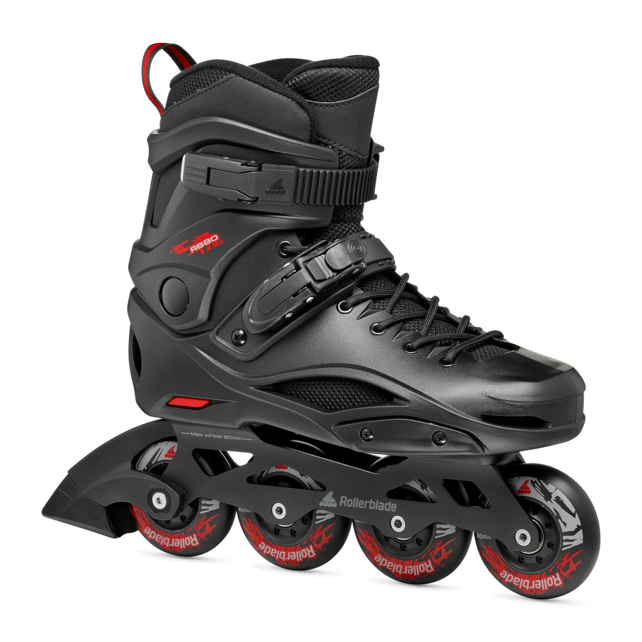 Rollerblade RB 80 Inline Skates - Black/Red – Slick's Skate Store