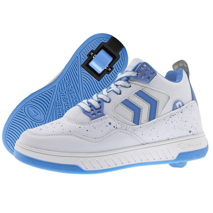 Breezy Rollers Fresh - White/Blue – Slick's Skate Store
