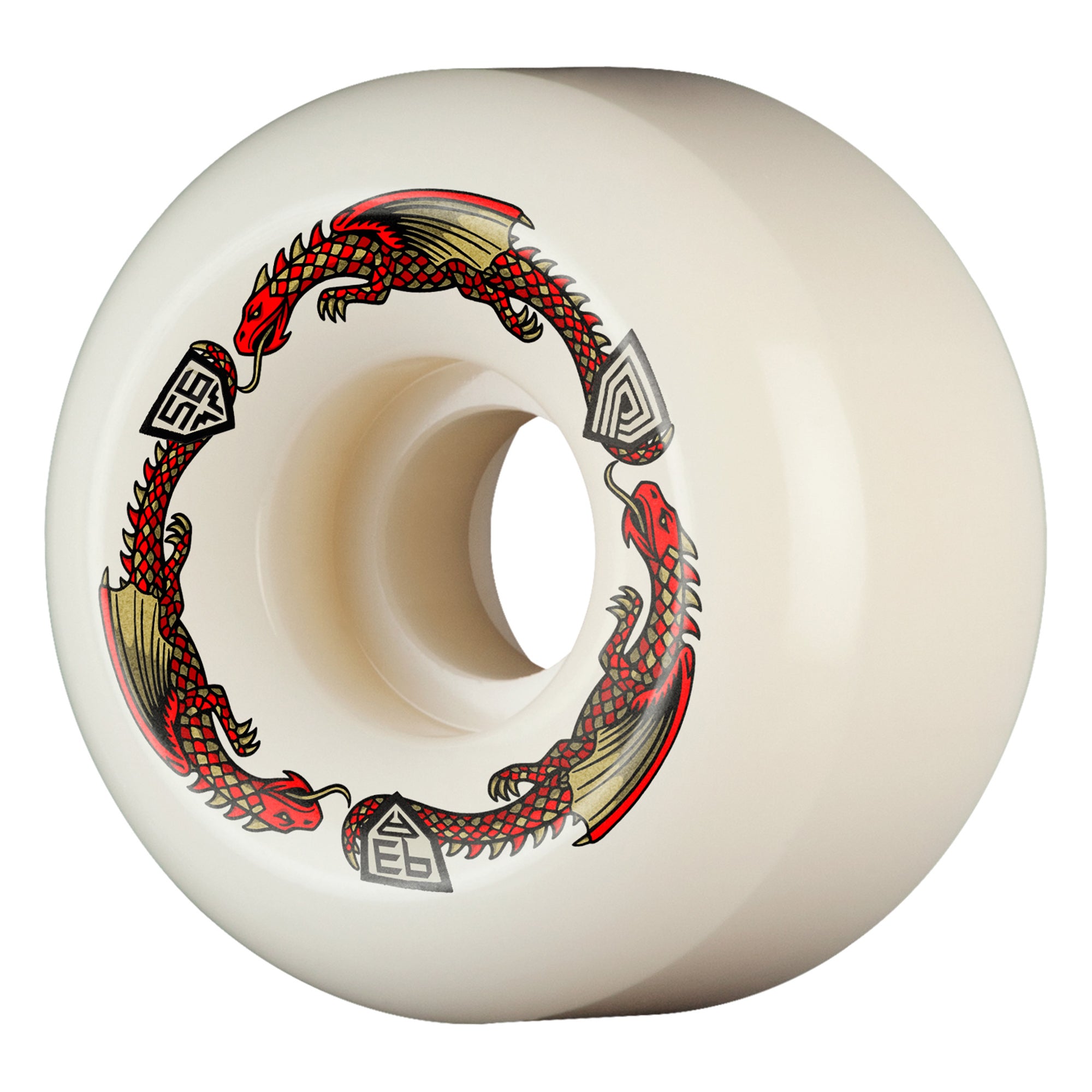 Powell Peralta Dragon Formula V6 Red Skateboard Wheels - 56mm 93a ...