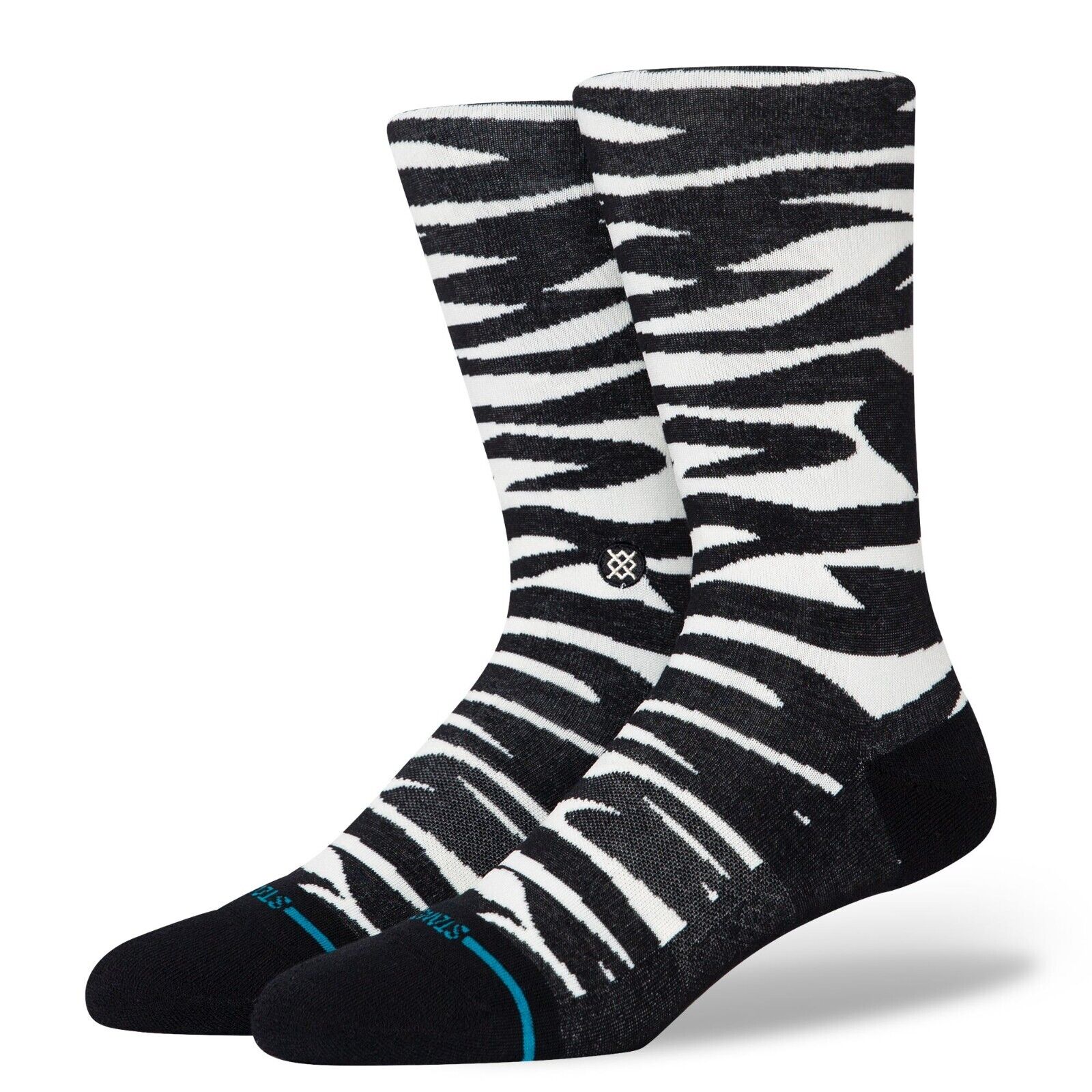 Stance Spike Crew Socks - Black/White – Slick's Skate Store