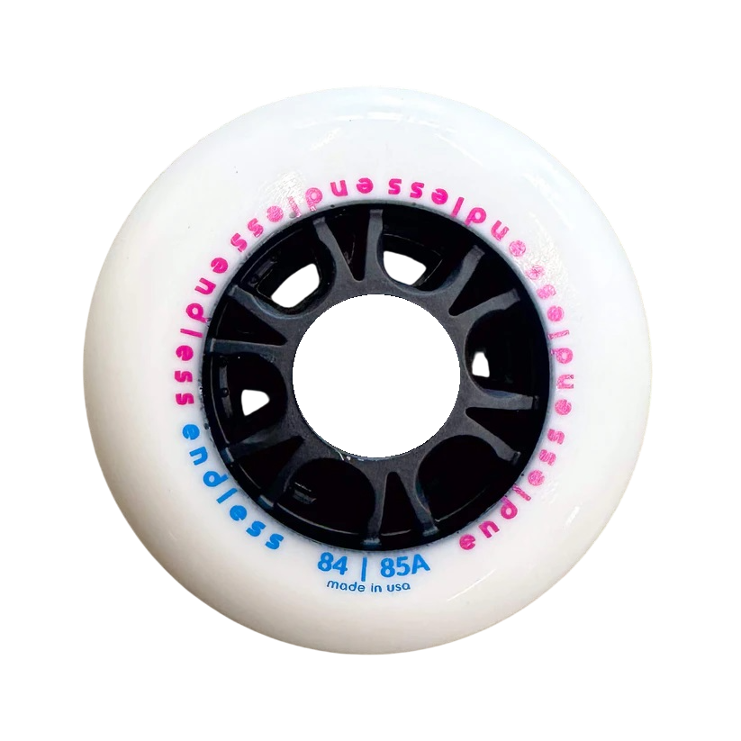 Endless White 84mm Wheels - Set of 4 – Slick's Skate Store