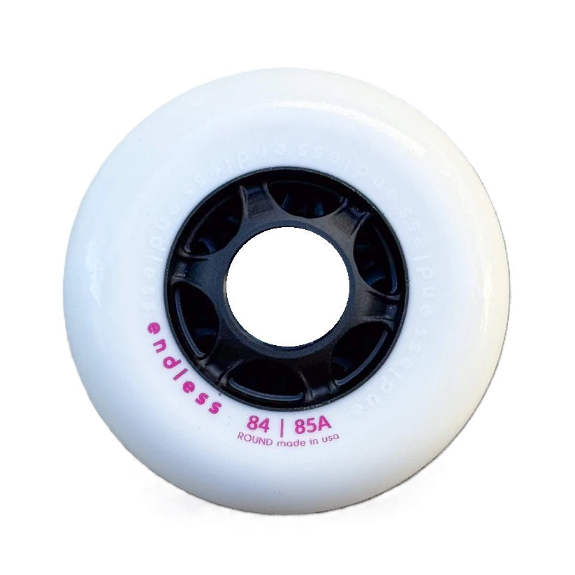 Endless Round 84mm Wheels With IL9 Bearings - Set of 4 – Slick's Skate ...