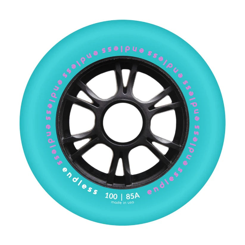Endless Miami Blue 100mm Wheels - Set of 4 – Slick's Skate Store