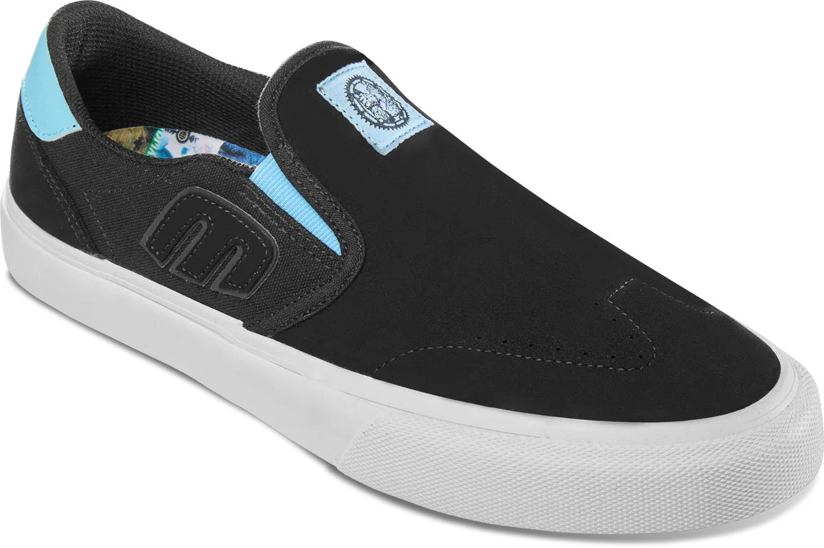 Etnies Lo-Cut Slip x Dig Skate Shoes - Black/Blue – Slick's Skate Store