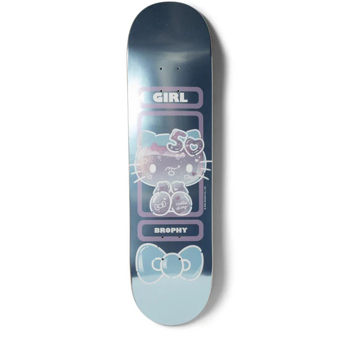 Girl Brophy Hello Kitty 50th Anniversary Skateboard Deck - 8.6" – Slick ...