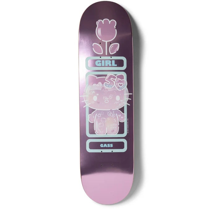 Girl Gass Hello Kitty 50th Anniversary Skateboard Deck - 8.5" – Slick's ...