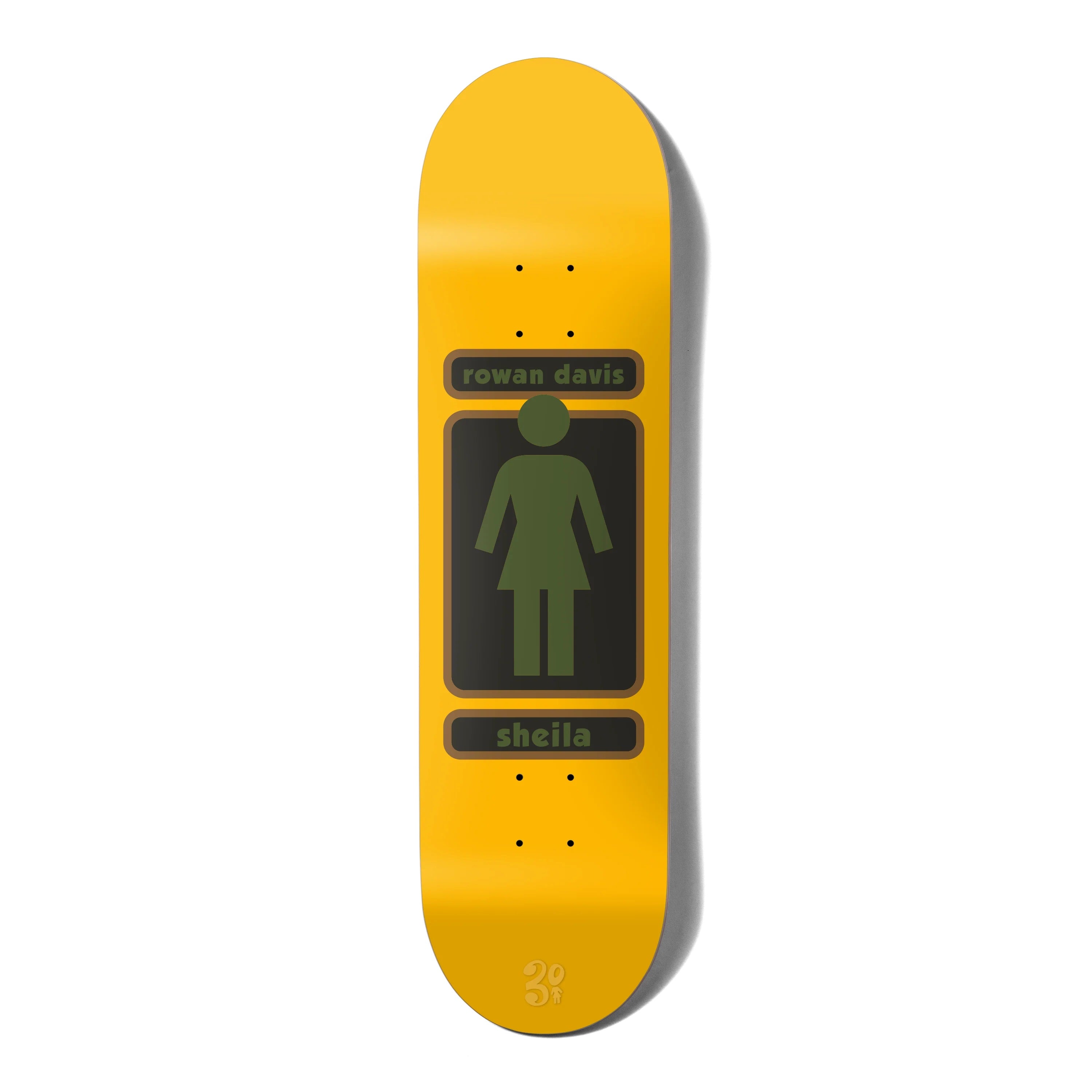 Girl 93 Til W46D3 Rowan Davis Skateboard Deck - 8.5" – Slick's Skate Store