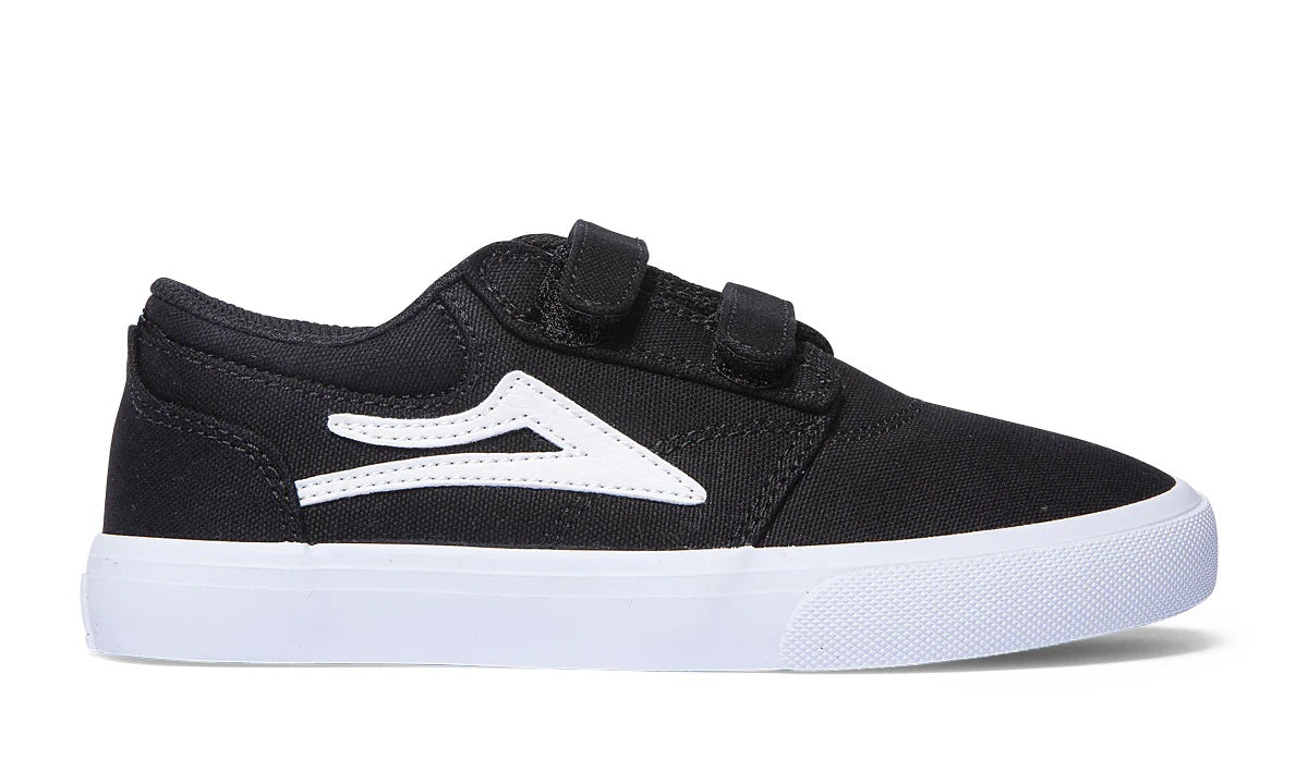 Lakai Griffin Kids Canvas Skate Shoes - Black – Slick's Skate Store