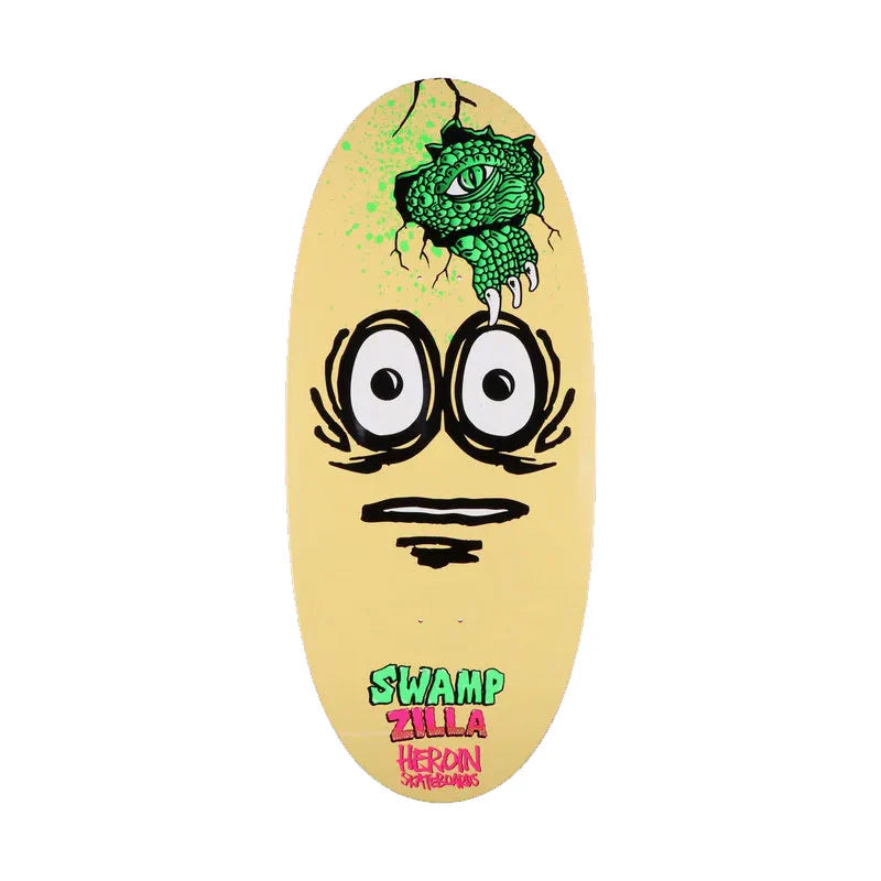 Heroin Swampzilla Skateboard Deck - 13" – Slick's Skate Store