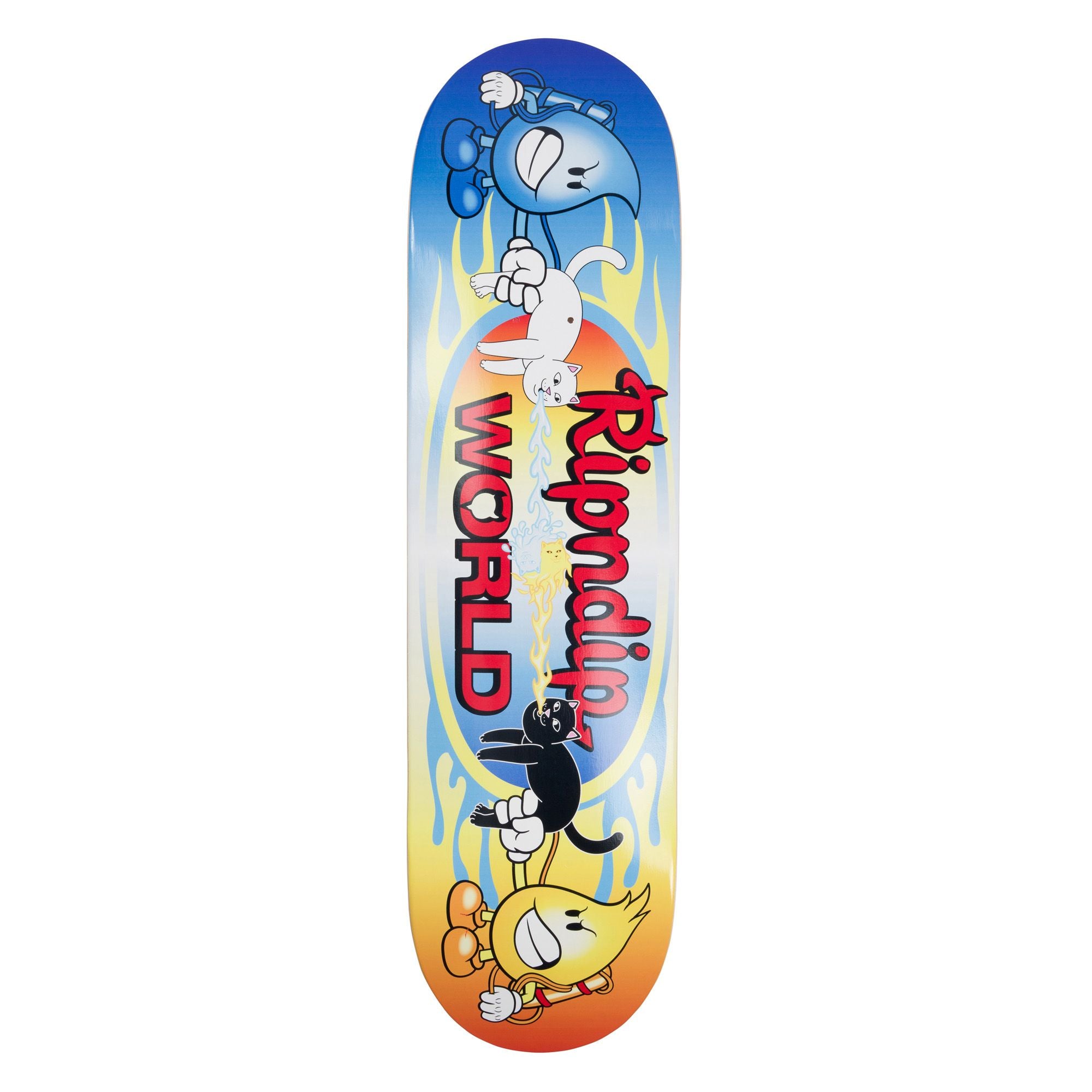 RIPNDIP Water Fire Skateboard Deck - 8.0" – Slick's Skate Store