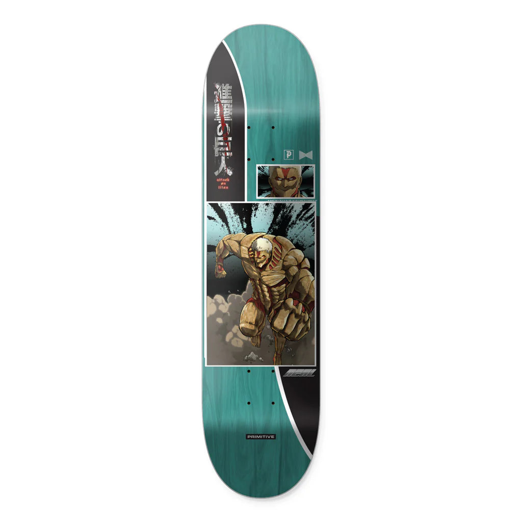 Primitive X Attack On Titan Armored Neal Skateboard Deck - 8.25 ...