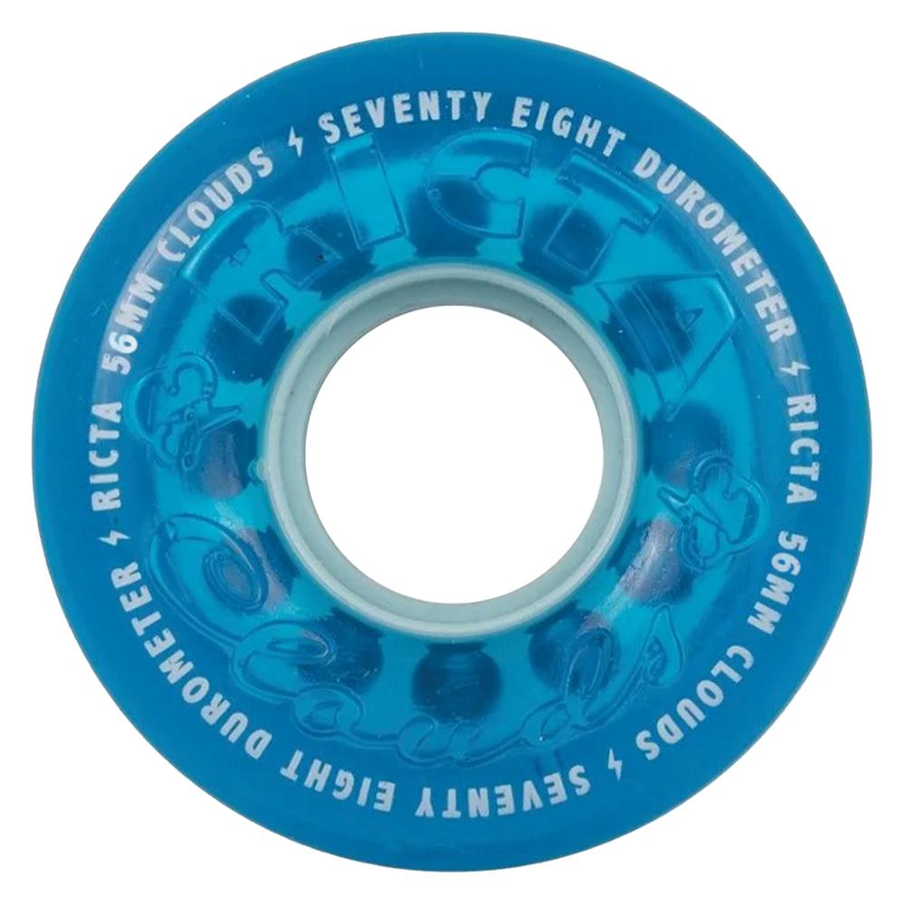 Ricta Clouds Translucent Blue Skateboard Wheels - 56mm 78a – Slick's ...