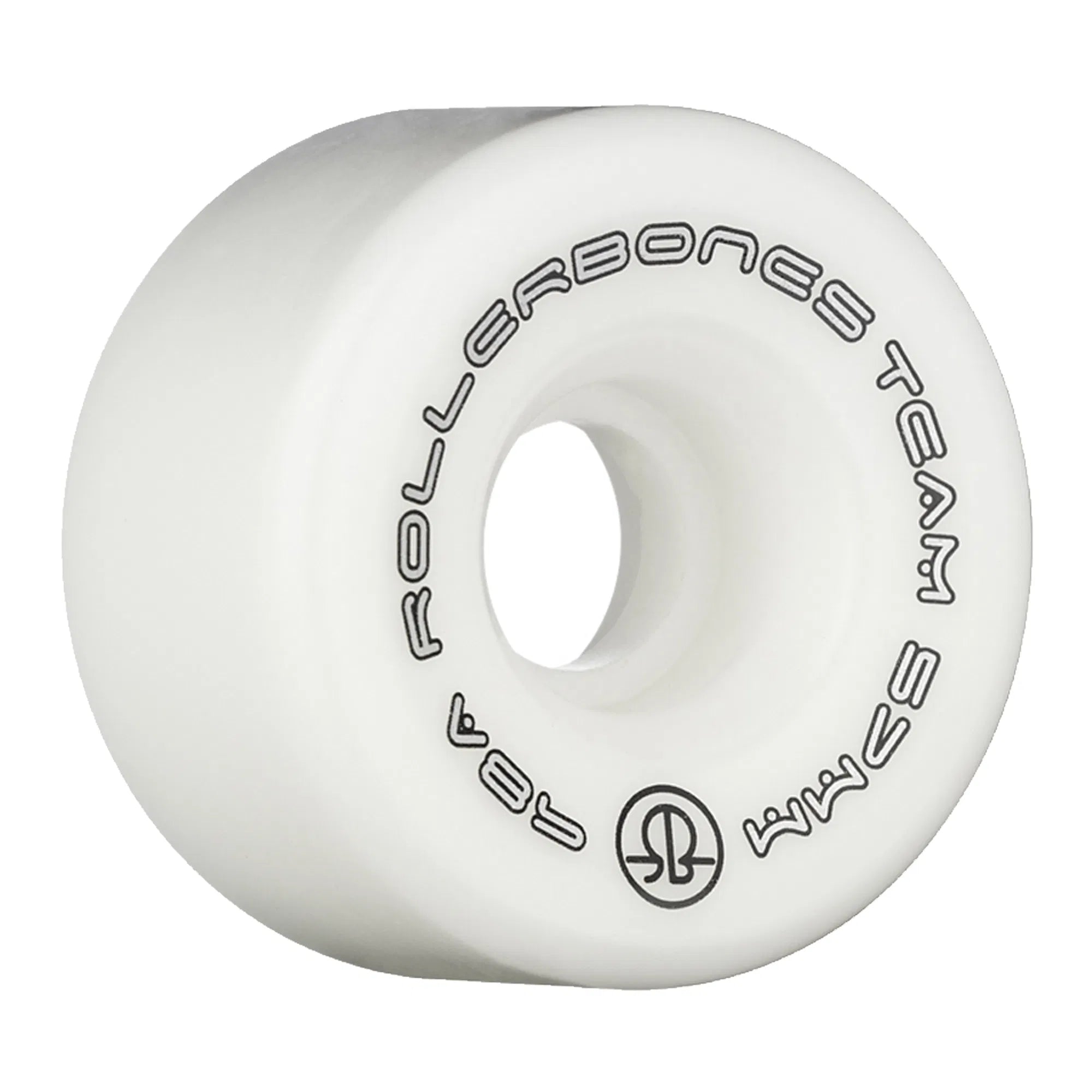 Rollerbones Team Logo Wheels White 57mm 98a - Set of 8 – Slick's Skate ...