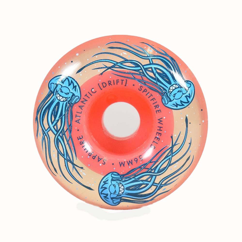 Spitfire X Atlantic Drift Formula Four 90 Radial Skateboard Wheels - 5 ...
