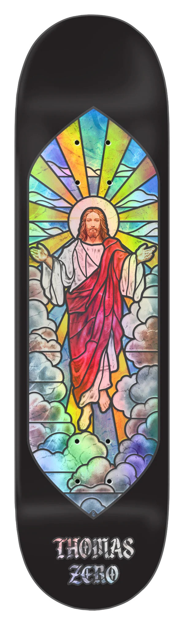 Zero Stained Glass Jamie Thomas Skateboard Deck - 8.25" – Slick's Skate ...