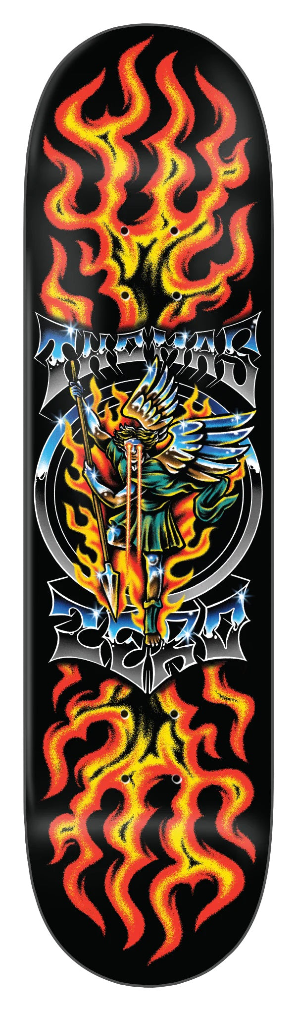 Zero Chrome Jamie Thomas Orange Skateboard Deck - 8.25" – Slick's Skate ...