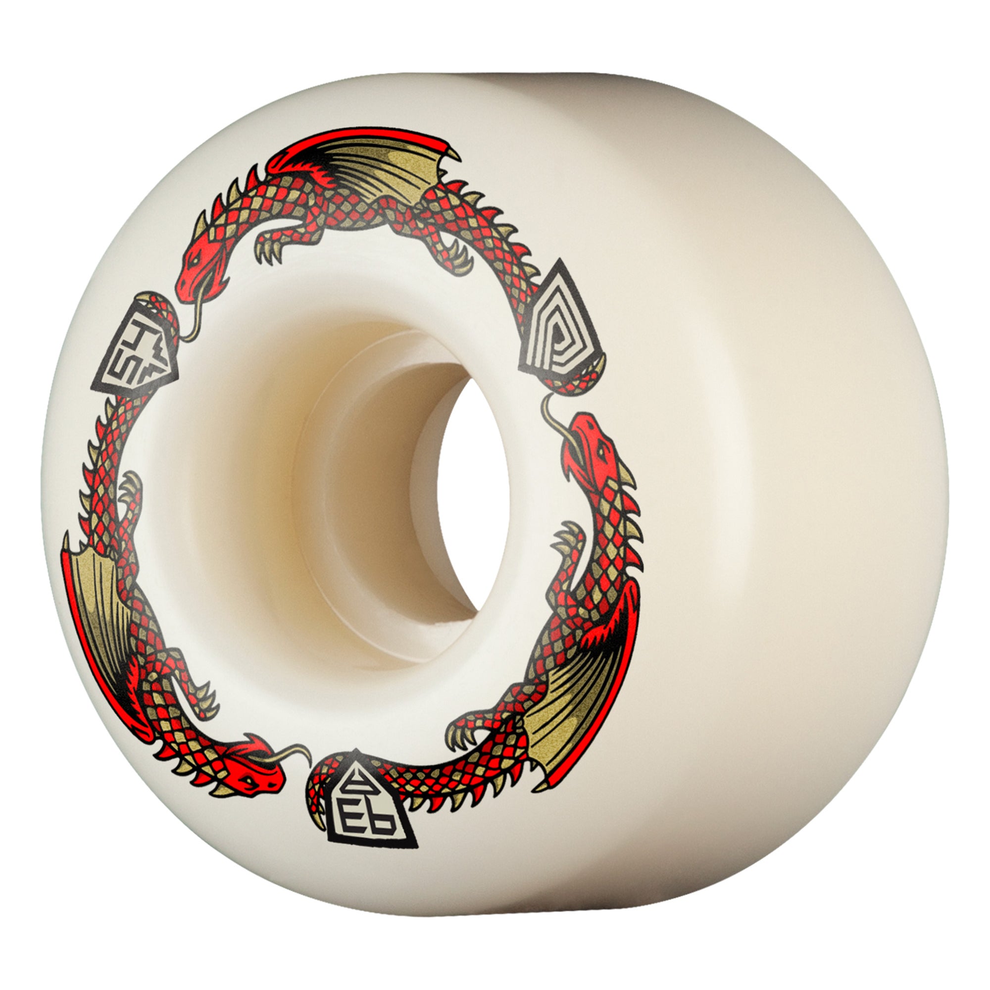 Powell Peralta Dragon Formula V4 Red Skateboard Wheels - 54mm 93a ...