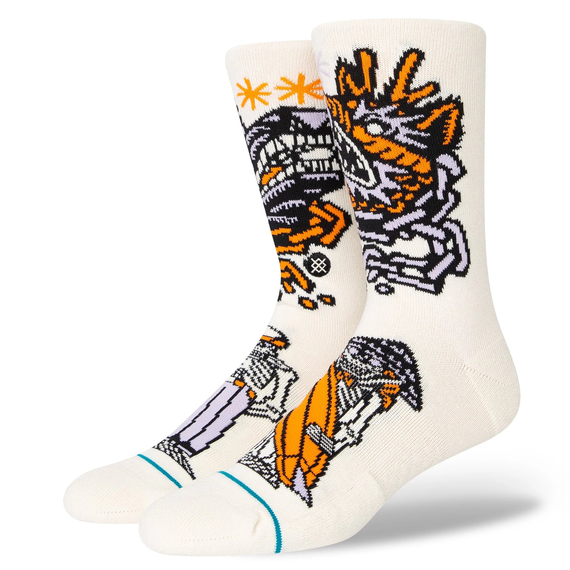 Stance DJ Clash Crew Off White Socks – Slick's Skate Store