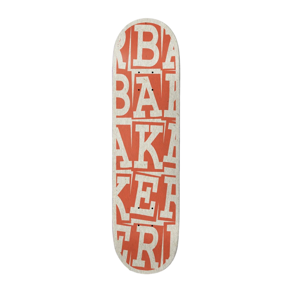 Baker Tyson Ribbon Stack Rust Steep Skateboard Deck - 8.38" – Slick's ...
