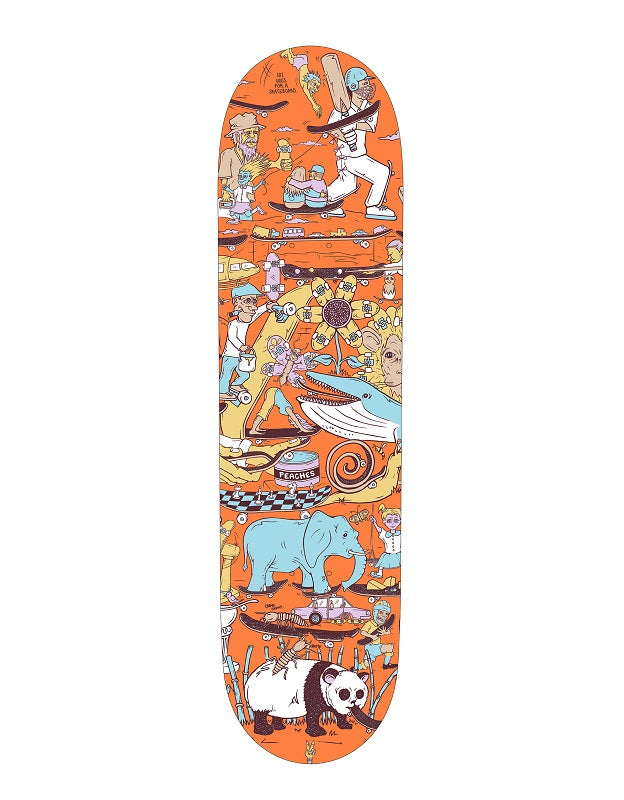 Drawing Boards 101 No3 Skateboard Deck - 8.25" – Slick's Skate Store