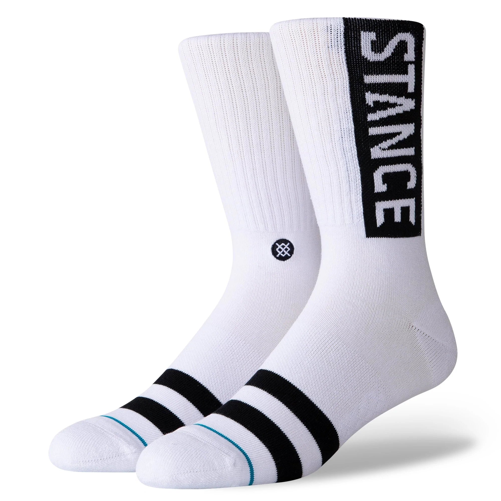 Stance OG Crew White Socks – Slick's Skate Store