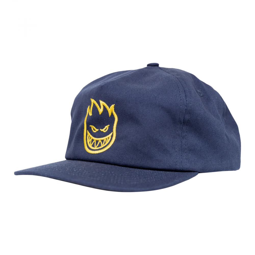 Spitfire Bighead Snapback - Navy/Gold – Slick's Skate Store