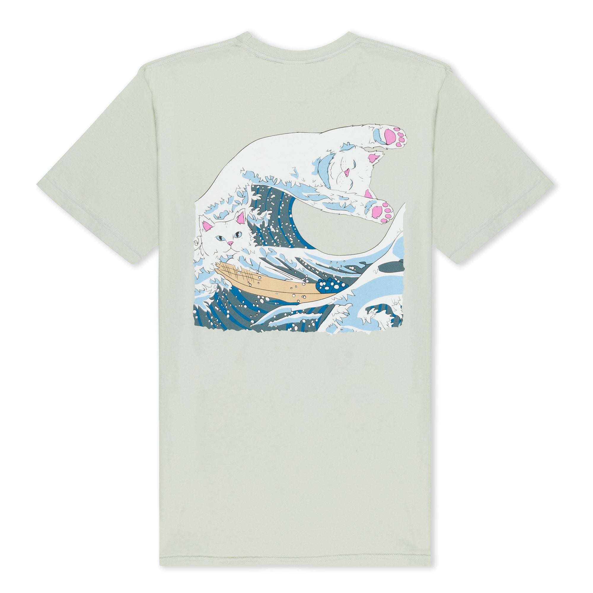 RIPNDIP Great Wave T-Shirt - Sage – Slick's Skate Store