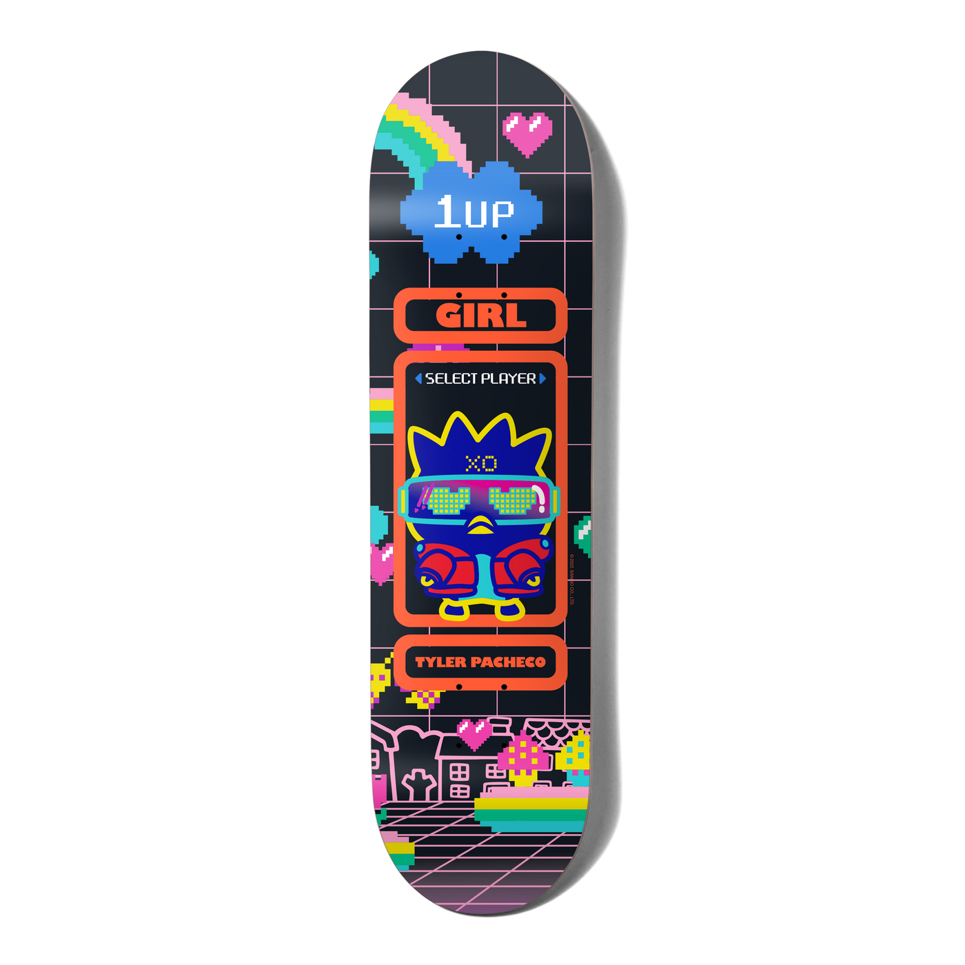 Girl Pacheco Sanrio Kawaii Arcade Deck - 7.75" – Slick's Skate Store