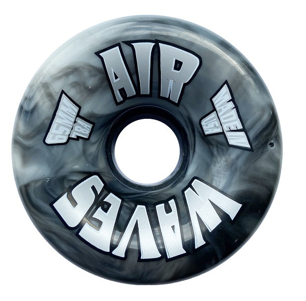 Air Waves Black/White Swirl Wheels 65mm – Slick's Skate Store