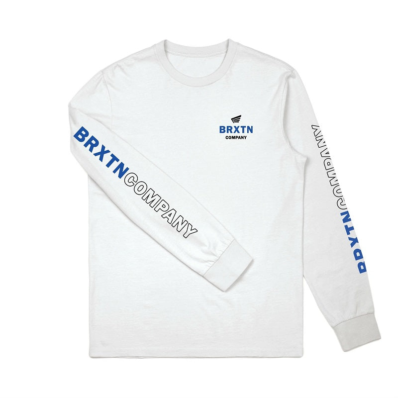 Brixton Peabody II SV Standard Long Sleeve T - White – Slick's Skate Store