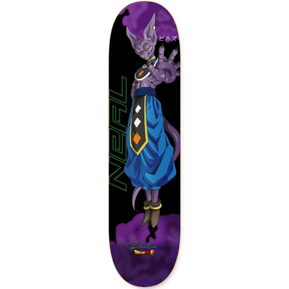 Dragon Ball Super x Primitive Skate Robert Neal Beerus Skateboard Deck ...