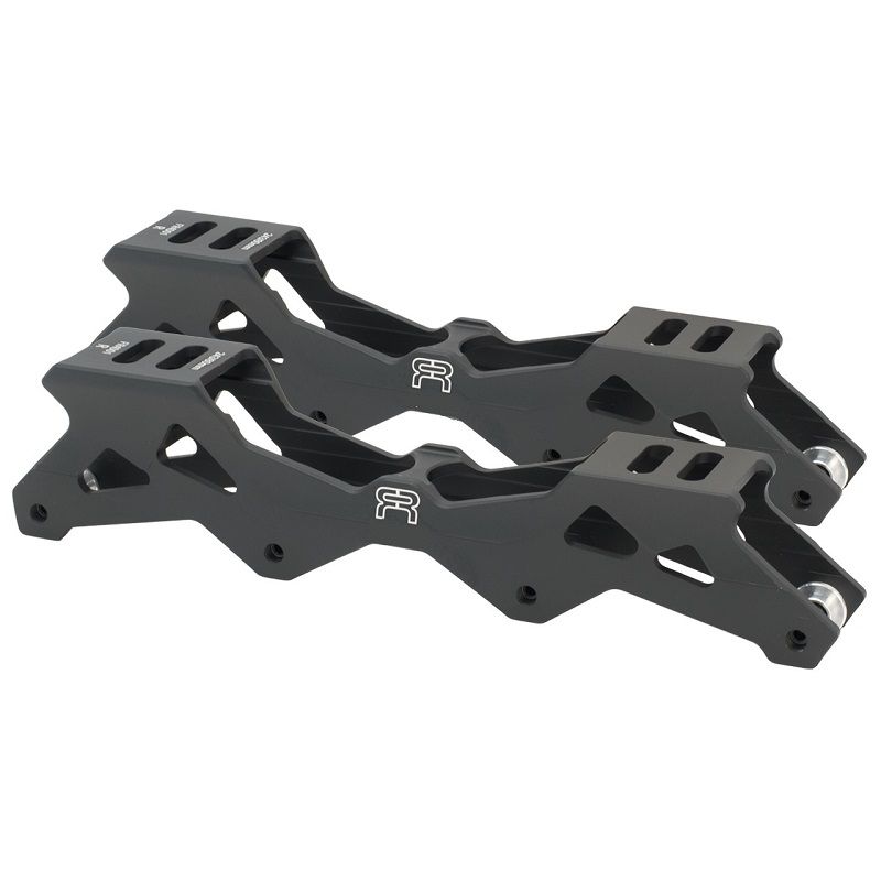 FR Skates Black 4D Rockered Frames - 231mm - Inline Skate Frames ...
