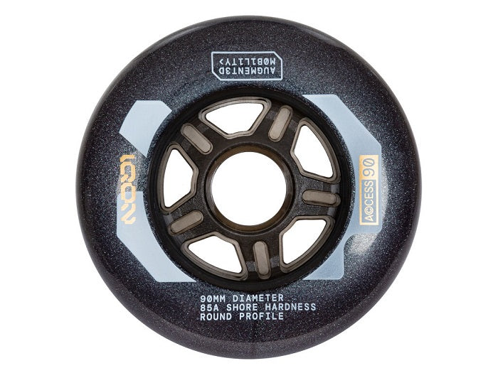 Iqon Access Wheels 90mm 85a - Set of 4 – Slick's Skate Store