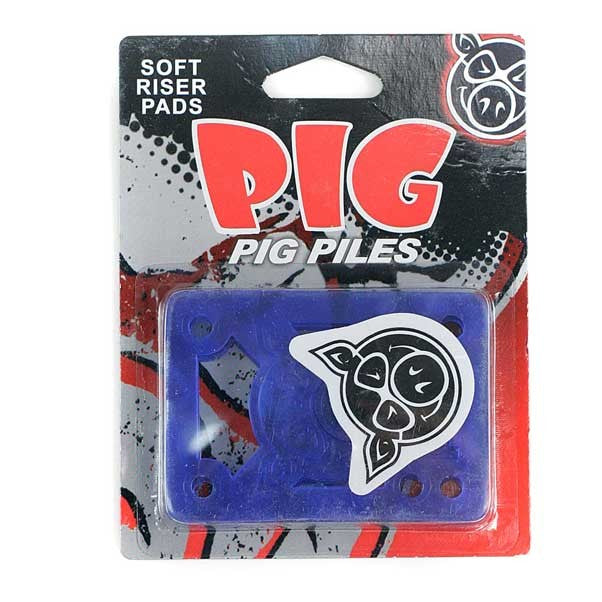 Pig Piles Soft Blue Risers - 1/8 Inch – Slick's Skate Store