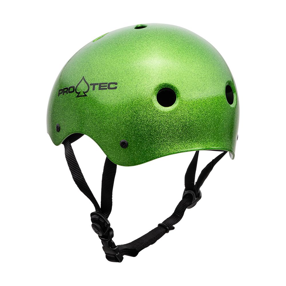 Pro-Tec Classic Certified Helmet - Candy Green Flake – Slick's Skate Store