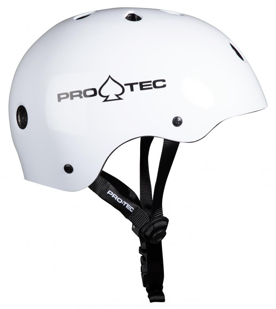 Pro-Tec Classic Certified Helmet - Gloss White – Slick's Skate Store