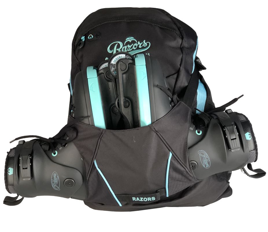 Razors Humble Backpack - Black/Mint – Slick's Skate Store