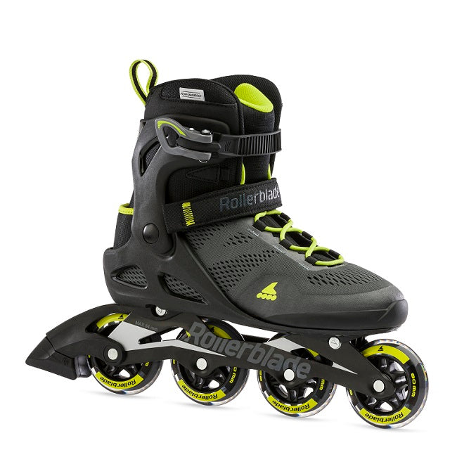 Rollerblade Macroblade 80 Inline Skates - Black/Lime – Slick's Skate Store