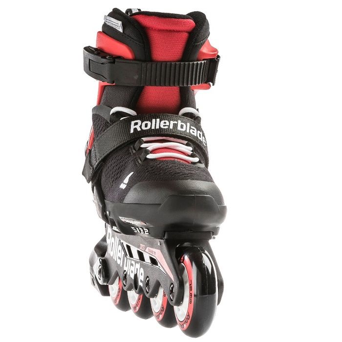Rollerblade Microblade Kids Skates - Black Red – Slick's Skate Store