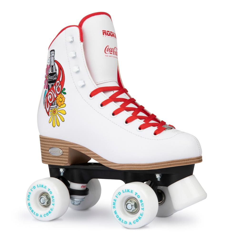 Rookie X Coca-Cola Love Roller Skates - White – Slick's Skate Store