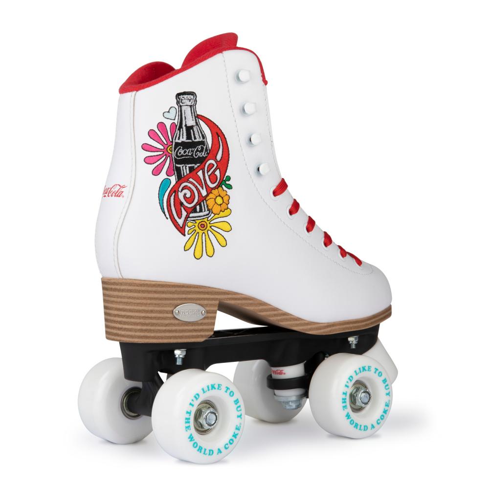 Rookie X Coca-Cola Love Roller Skates - White – Slick's Skate Store