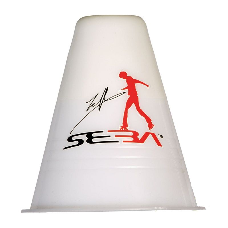 Seba Dual Density Freestyle Slalom Cones - White - Slalom skating cones ...
