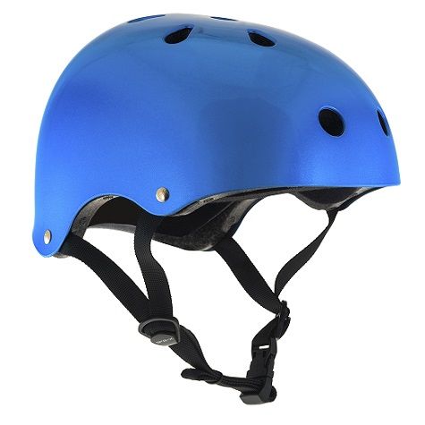 SFR Essentials Helmet - Metallic Blue - Skating Helmets – Slick's Skate ...