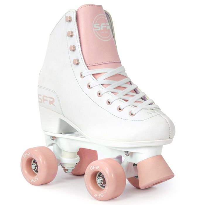 SFR Figure Roller Skates - White and Pink | Cheap Quad Roller Skates ...