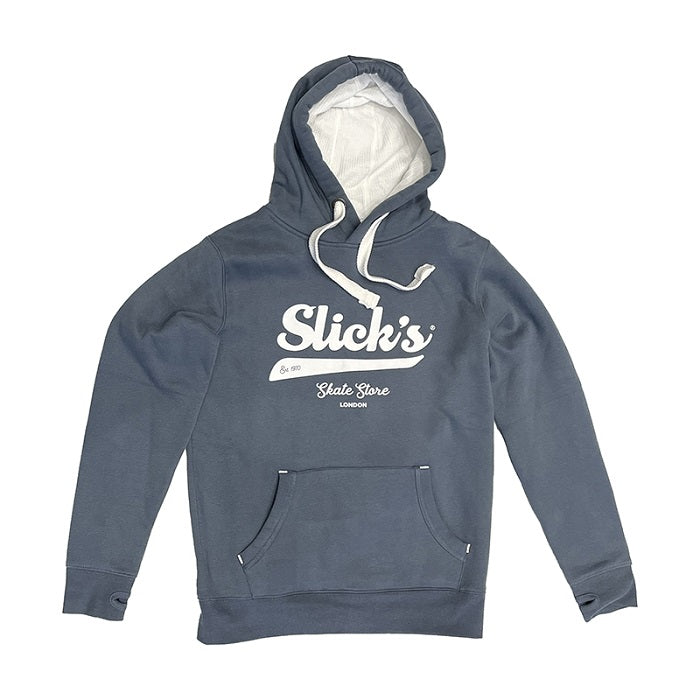 Slick Willie's Slick's Skate Store Hoodie - Denim
