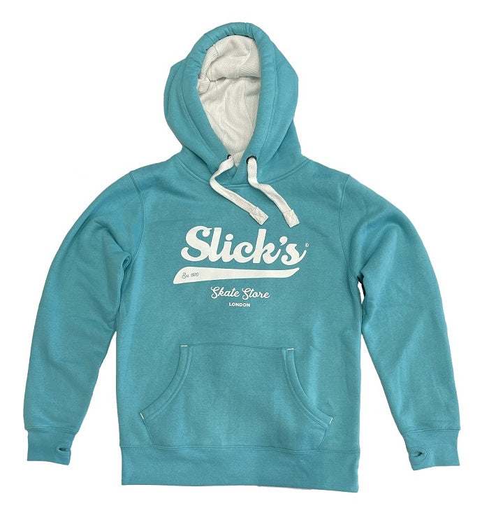 Slick Willie's Slick's Skate Store Hoodie - Teal