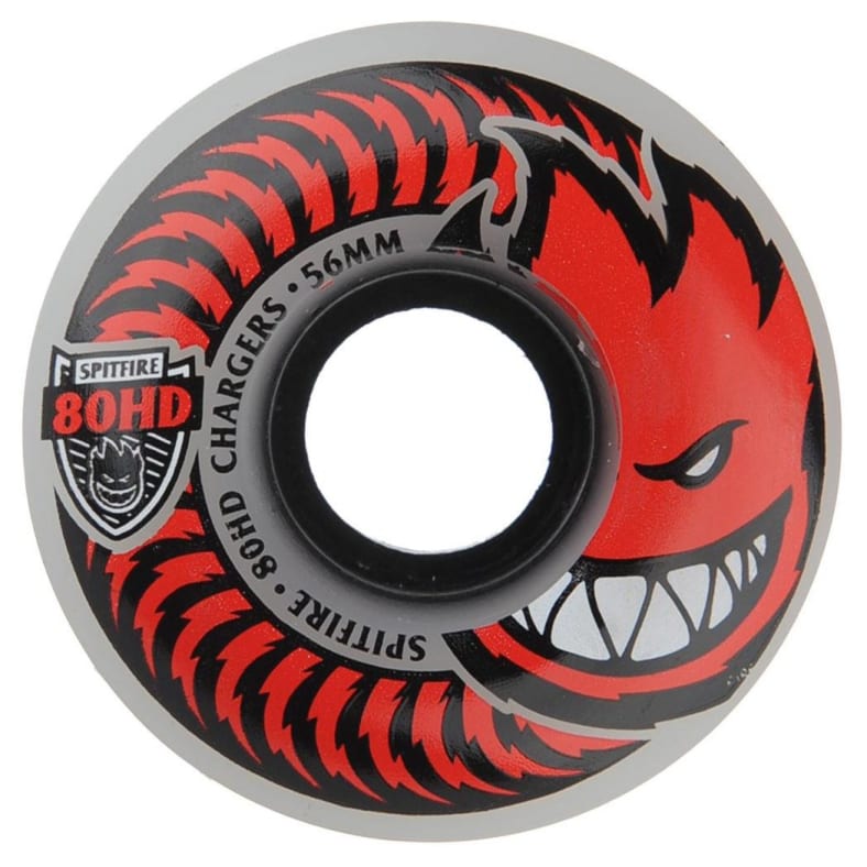 Soft Skateboard Wheels Spitfire 80HD Conical Full Wheels 54mm ...