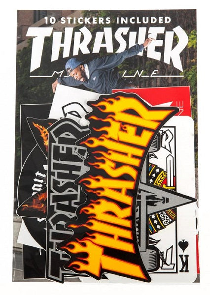 Thrasher Assorted 10 Sticker Pack – Slick's Skate Store