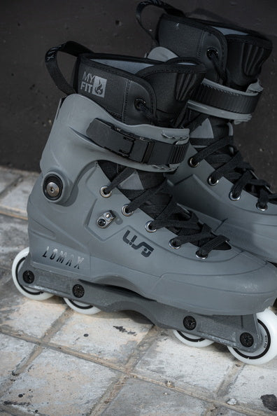 USD Aeon 60 Lomax Pro Aggressive Skates - Grey – Slick's Skate Store